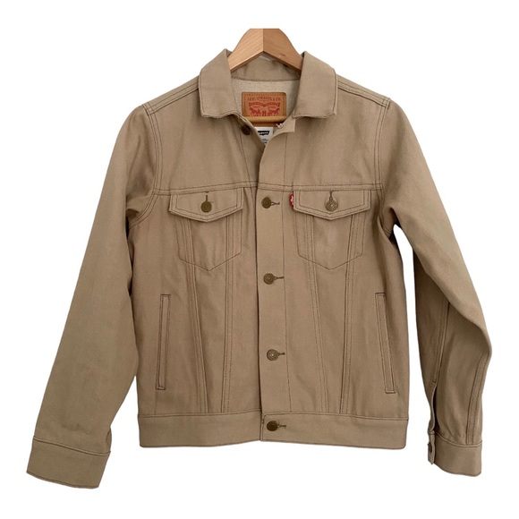 Levi's | Jackets & Coats | Levis Trucker Tan Denim Jean Jacket | Poshmark